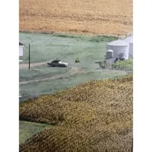 Art | The Homestead Vintage 195s Color Photograph Framed Farm Landscape ...